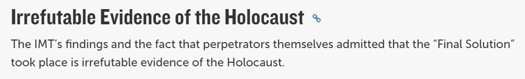 IRREFUTABLE Evidence - Holocaust Claims